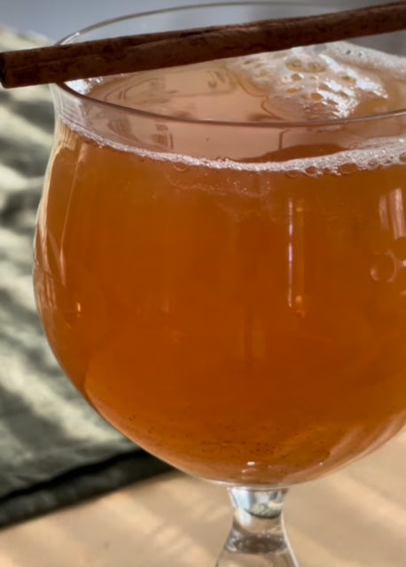 Spiced Peach Bourbon Cocktail Meridian Hive